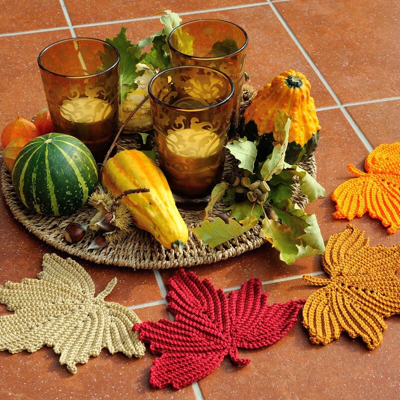 Crochet Maple Leaf - Etsy