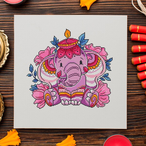Diwali Cross Stitch - Etsy