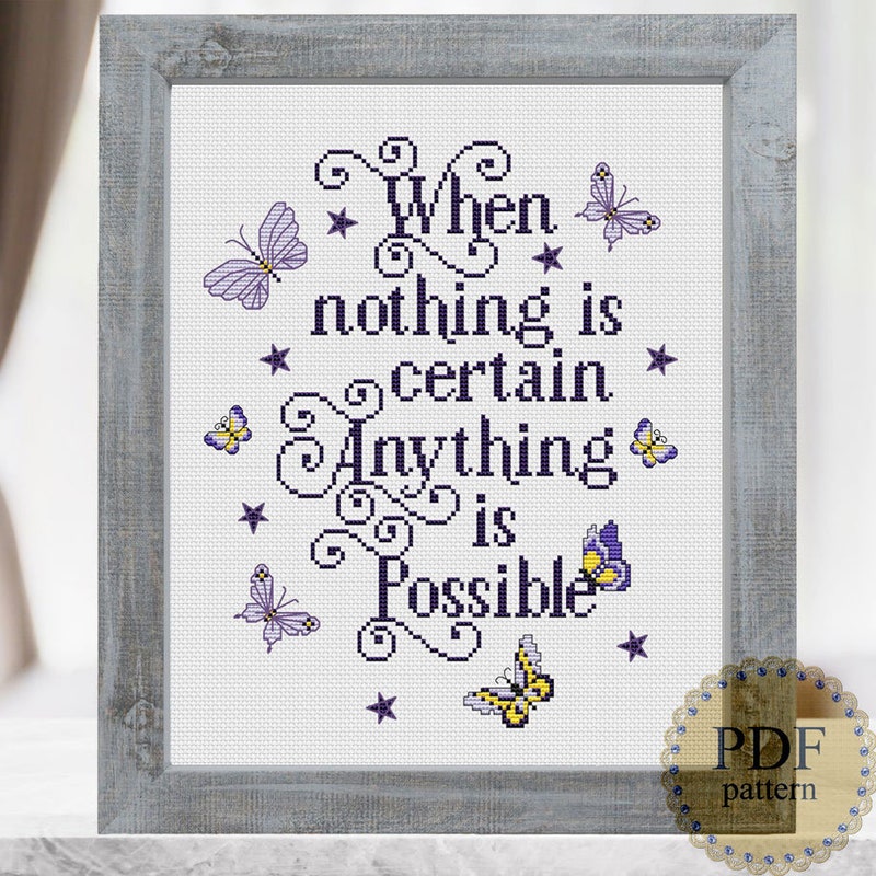 Quote Cross Stitch - Etsy