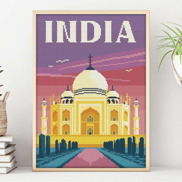 Indian Cross Stitch - Etsy