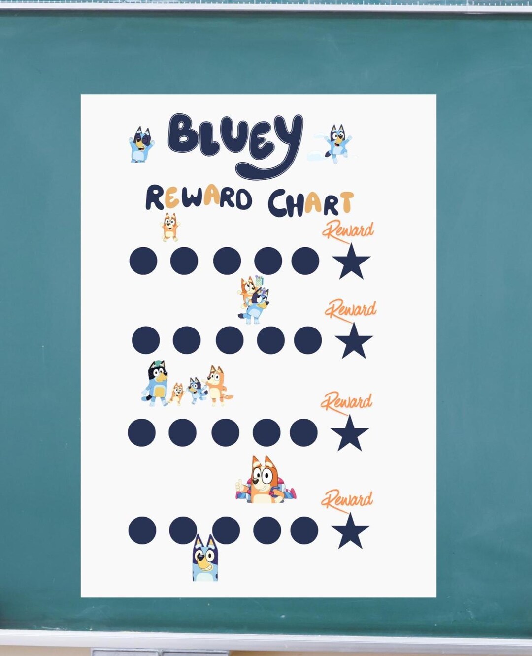 Bluey Rewards Chart - Etsy