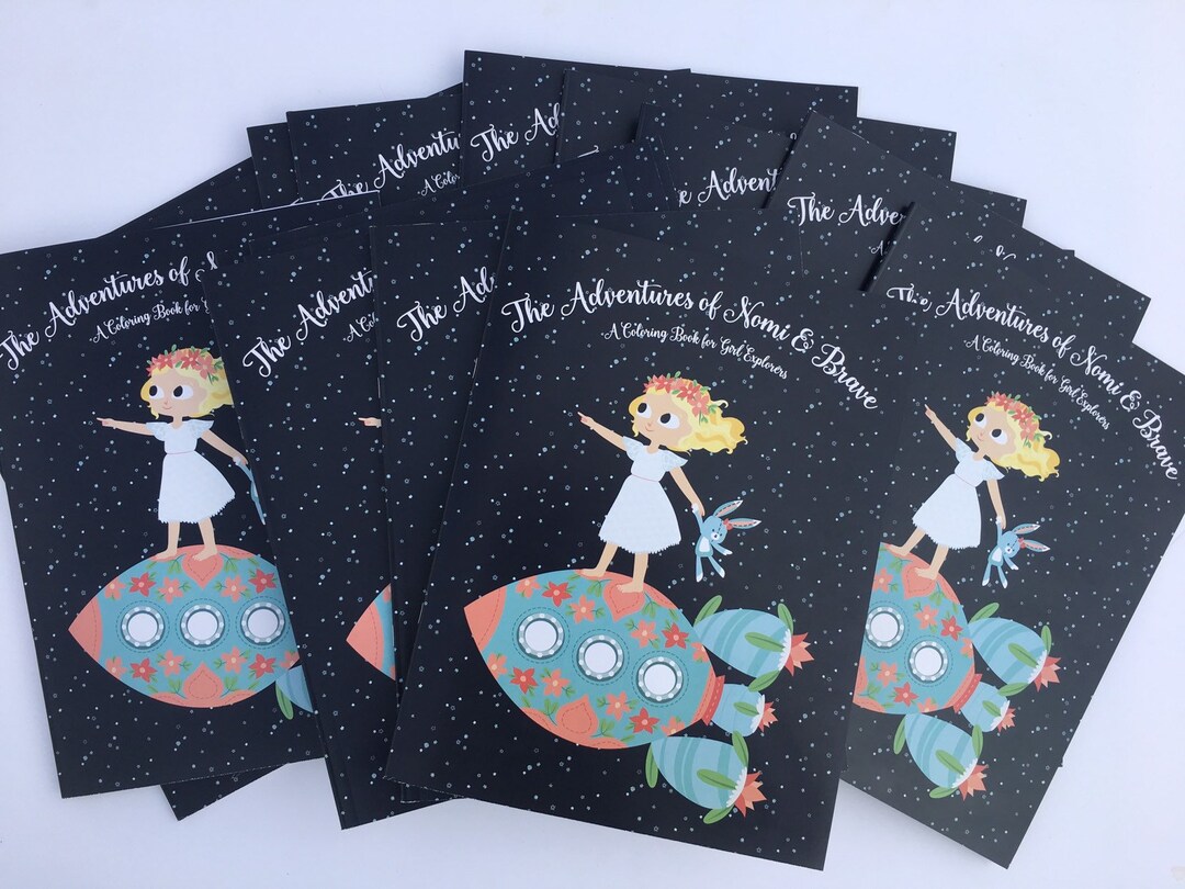 The Adventures of Nomi & Brave - A Coloring Book for Girl Explorers - Etsy