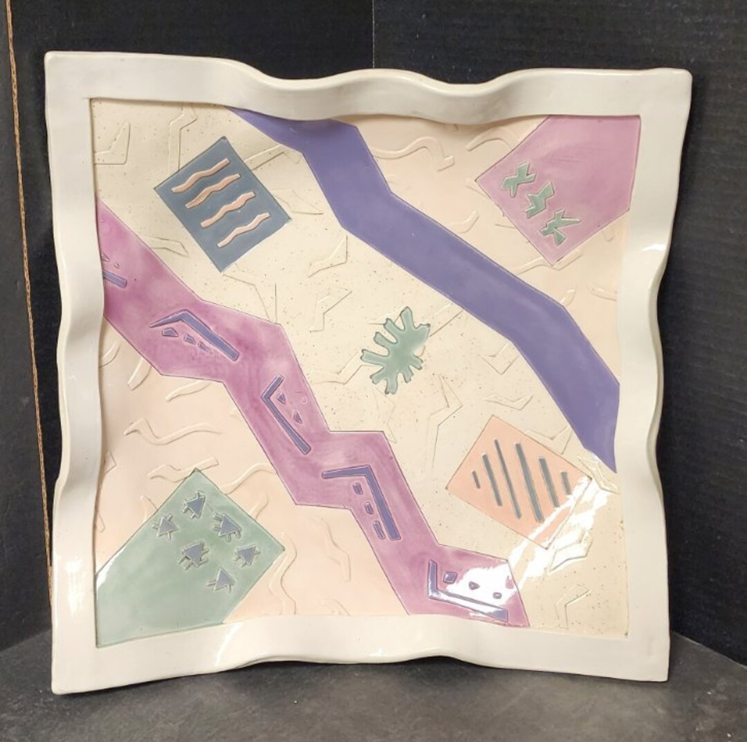 Signed and Dated Barbara Demery and 1988 Ceramic Glazed - Etsy