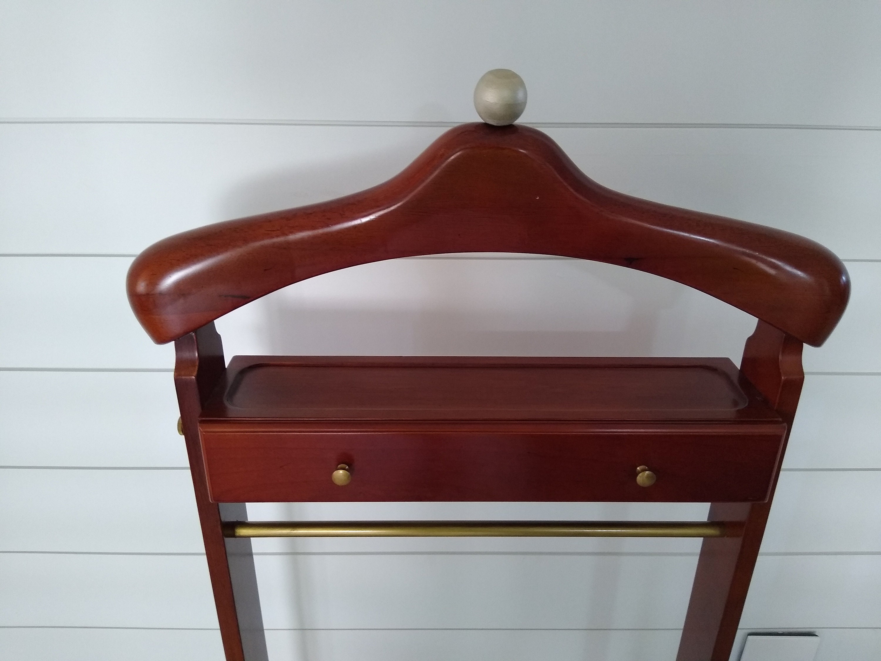 Vintage Bombay Company Wood Valet Butler Stand | Etsy