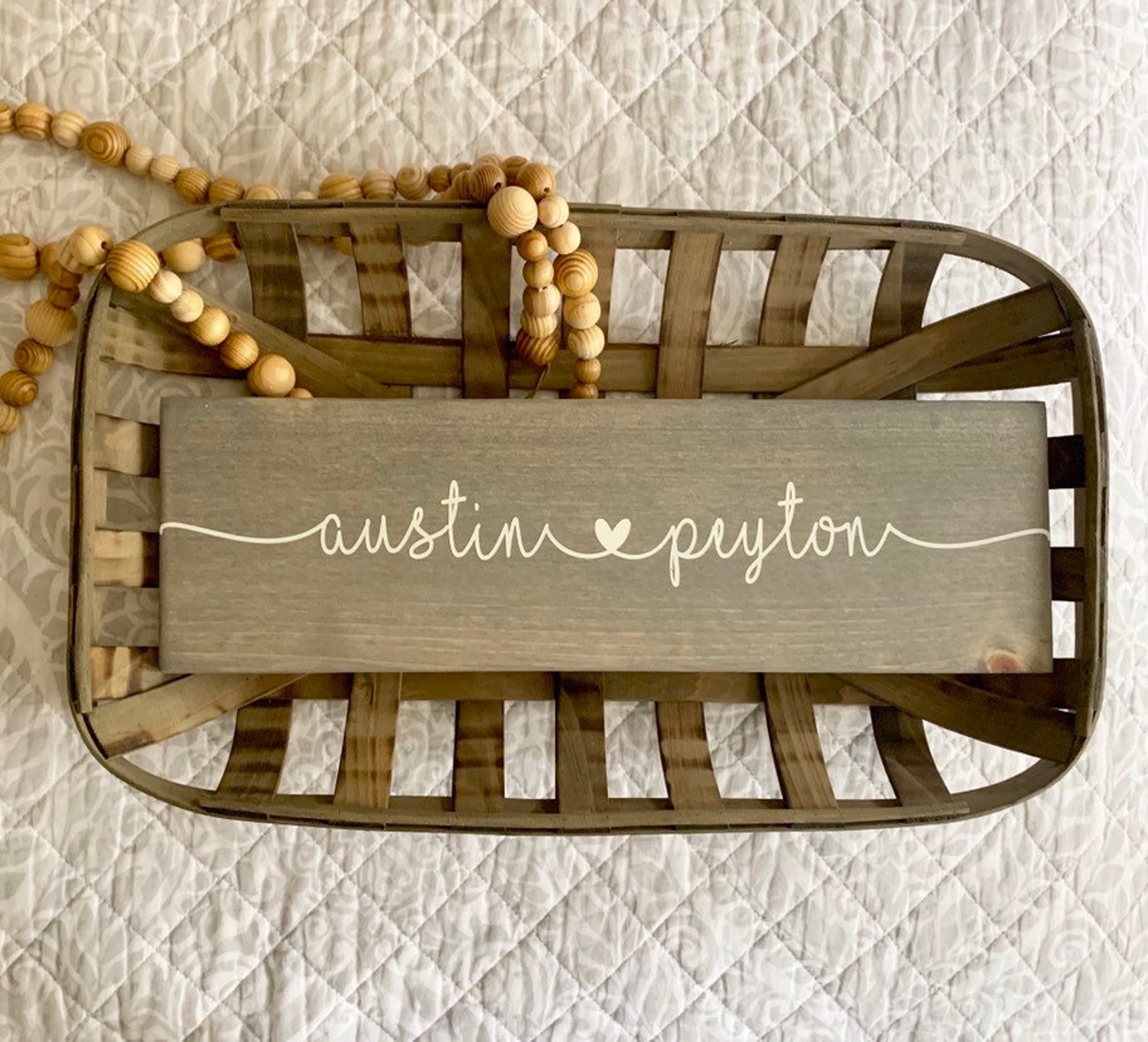 Love Board - Personalized Couples Sign - Custom Name Sign - Home Decor ...