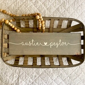 Love Board - Personalized Couples Sign - Custom Name Sign - Home Decor ...