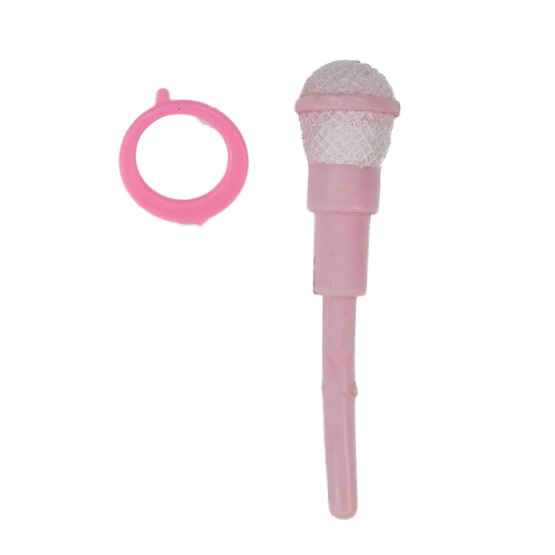 Vintage 1987 Jem & the Holograms Rock N Curl Jem Light Pink Microphone ...