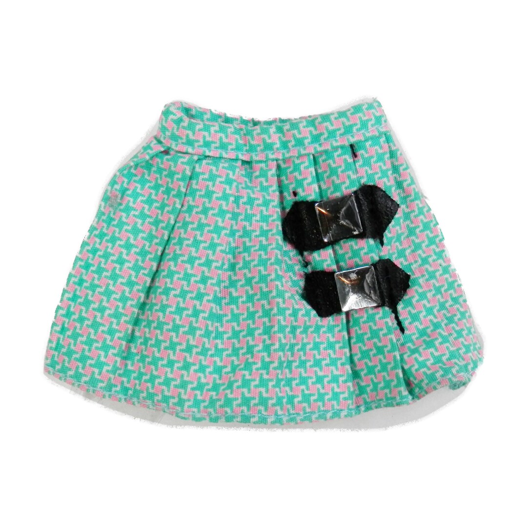 Vintage 1995 Barbie Skipper Phone Fun Courtney Tweed Check Mini Skirt ...