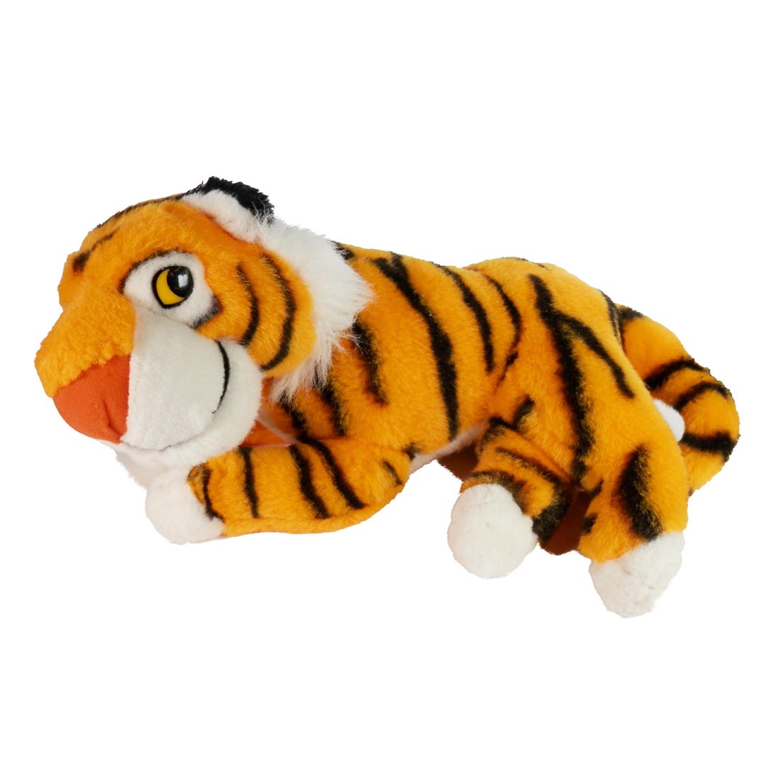 Vtg 1992 90s Aladdin Rajah Tiger 12" Plush Mattel Disney Animal Toy ...