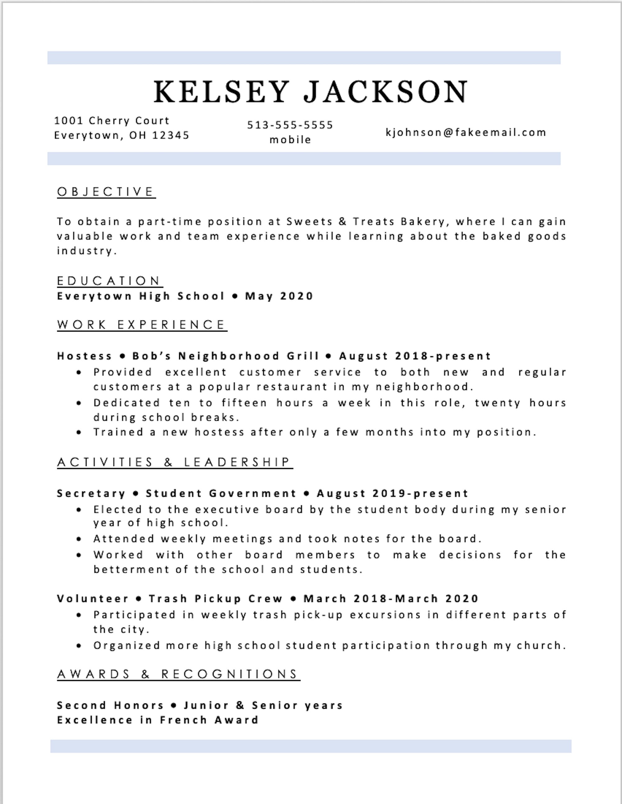 Simple Easy and Professional Resume Template / Instant Download / MS ...