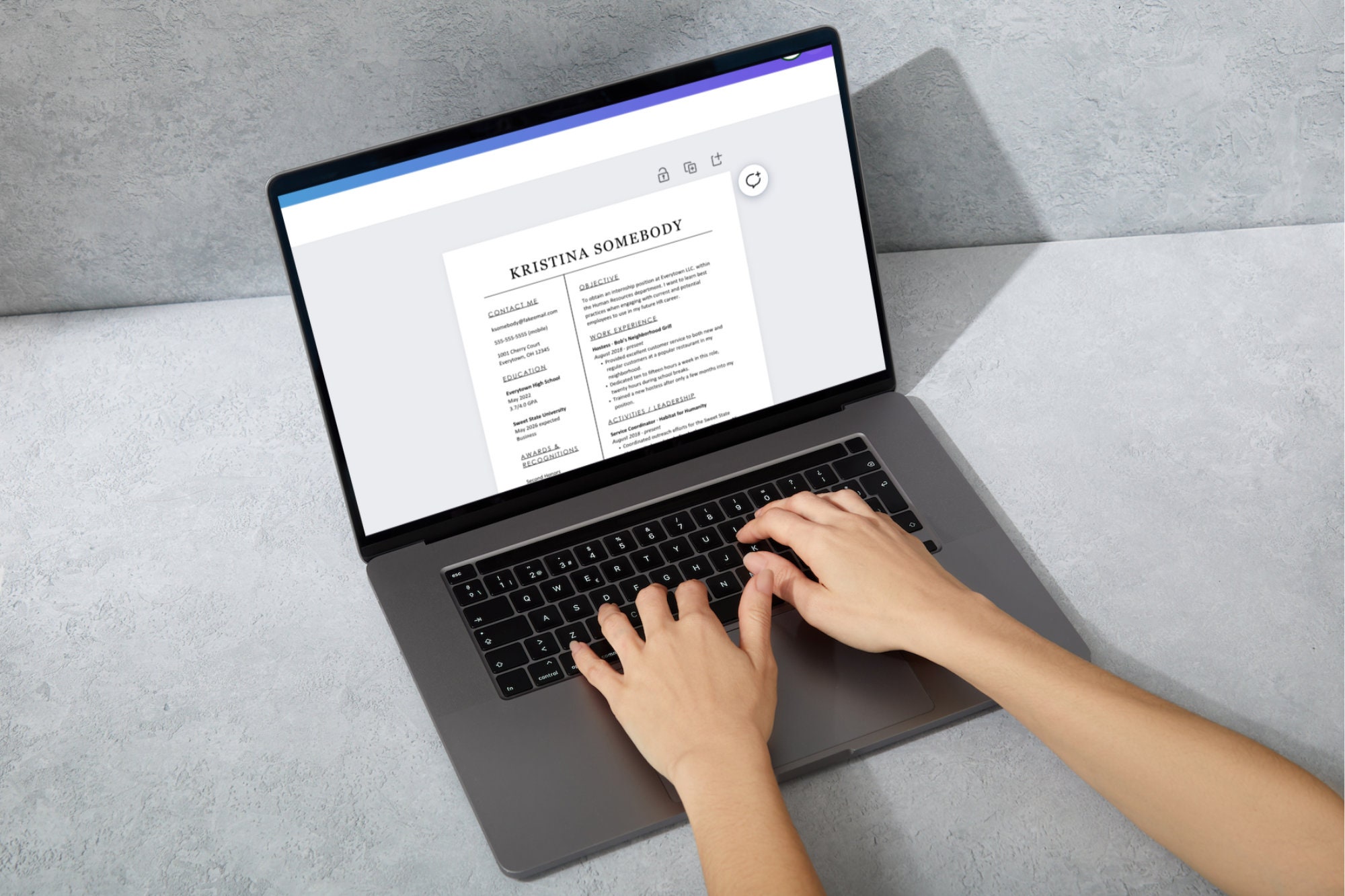 Simple Easy Professional Resume Template / Instant Download / Editable ...