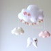 Baby Mobile Angel Wings, Rainbow Baby Keepsake, Cloud Mobile, Baby ...