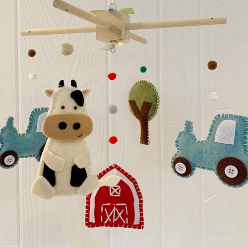Baby Mobile Baby Crib Mobile Tractor Mobile Farm Mobile - Etsy