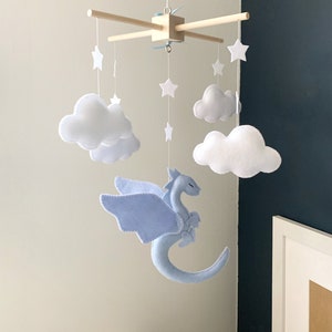 Baby Mobile Boy Room, Dragon Mobile, Hanging Mobile, Baby Mobile Dragon ...