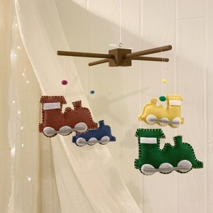 Baby Mobile Train, Boy Nursery Transportation Nursery Decor - Etsy