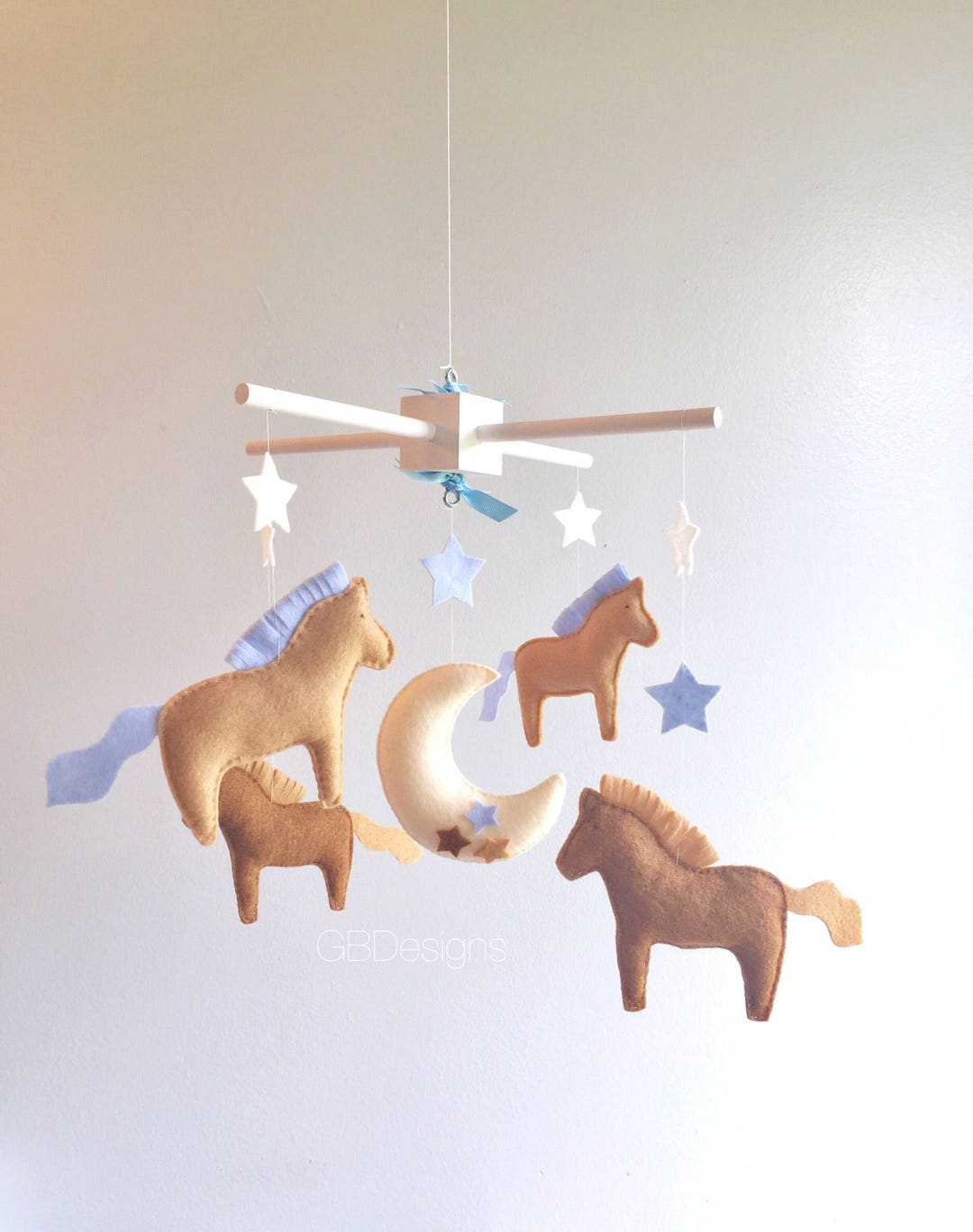 Baby Mobile - Baby Decor - Baby Shower Gift- Kids Decor - Horse Mobile ...