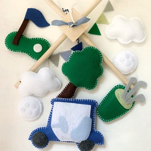 Baby Mobile Golf, Golfing Nursery, Golf Baby Decor, Custom Baby Crib ...
