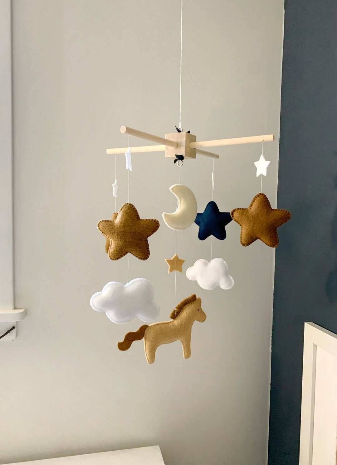 Horse Mobile - Cowboy Nursery - Baby Mobile - Baby Crib Mobile - Horse ...