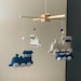 Baby Mobile Boy Theme -baby Crib Mobile - Train Mobile - Neutral Baby ...