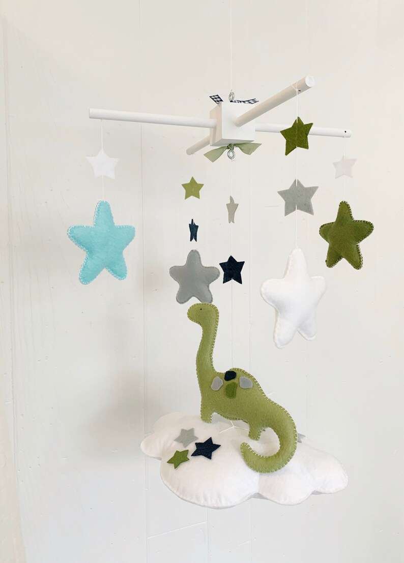 Baby Mobile - Dinosaur Mobile - Baby Mobile Dinosaur - Clouds Mobile ...