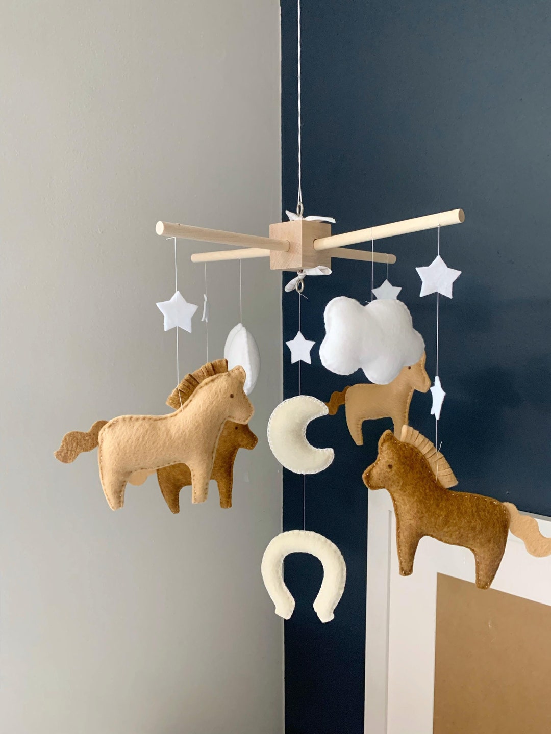 Baby Mobile - Baby Crib Mobile - Horse Mobile - Cowboy Mobile - Farm ...