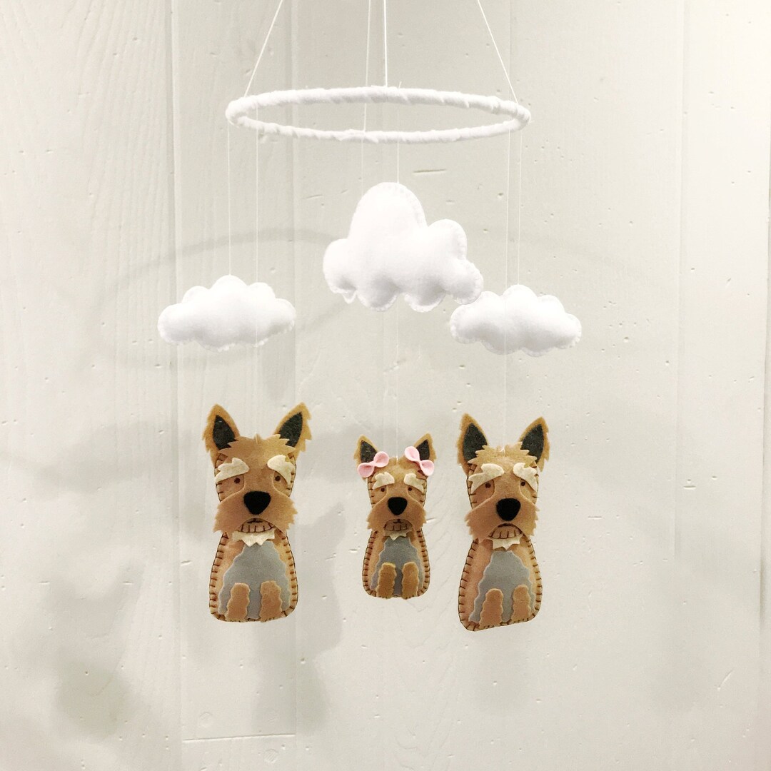 Baby Mobile - Dog Mobile - Baby Mobile Dog - Yorkie Mobile - Etsy