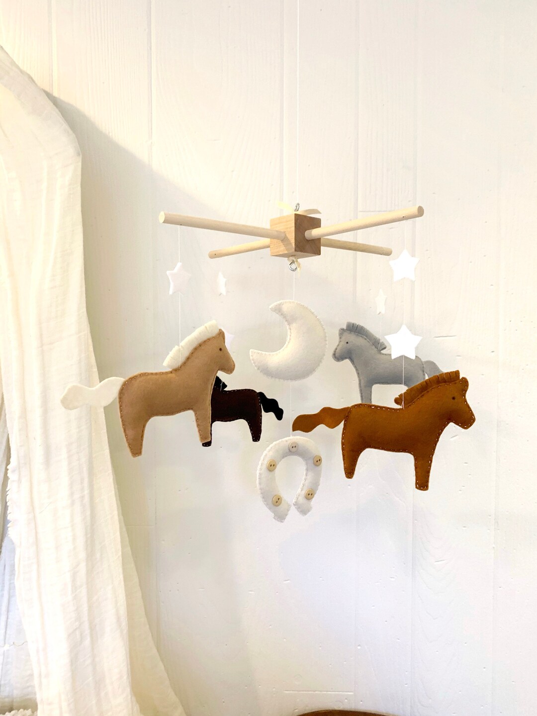 Baby Mobile - Baby Crib Mobile - Horse Mobile - Cowboy Mobile - Farm ...