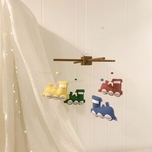 Baby Mobile -baby Crib Mobile - Train Mobile - Neutral Baby Mobile ...