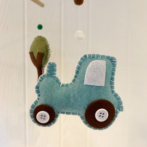 Baby Mobile - Baby Crib Mobile - Tractor Mobile - Farm Mobile - Baby ...