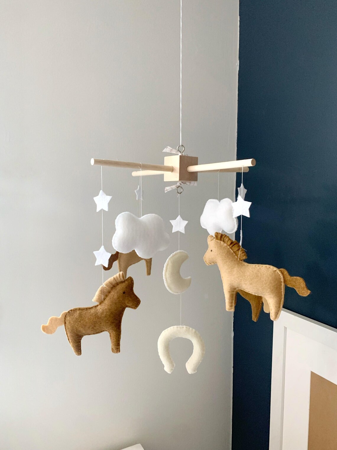 Baby Mobile - Baby Crib Mobile - Horse Mobile - Cowboy Mobile - Farm ...