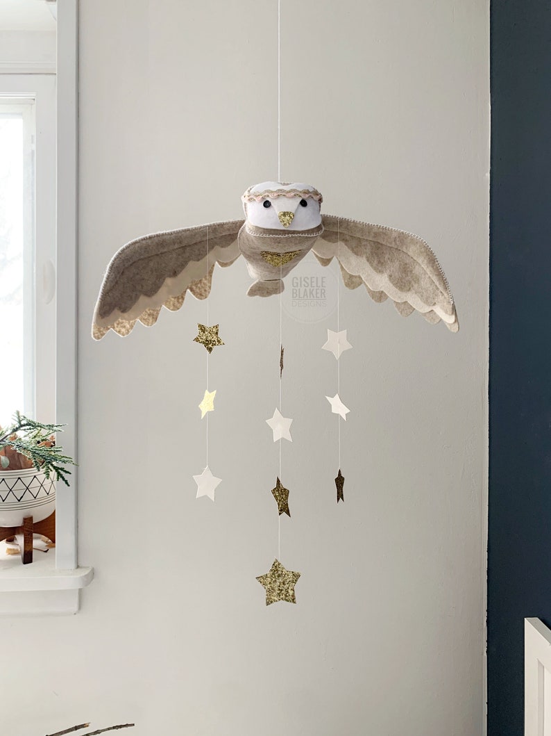 Owl Mobile - Baby Mobile - Baby Hanging Mobile - Baby Mobile Owl - Owl ...