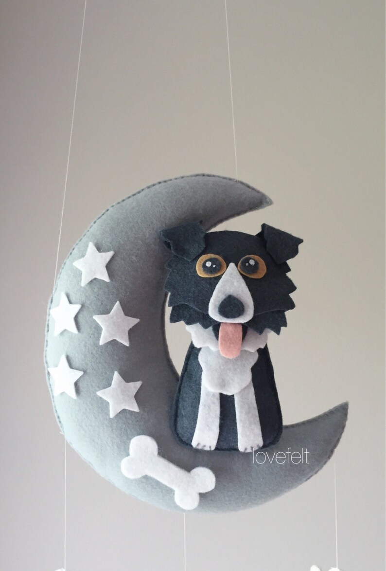 Dog Mobile Baby Mobile Dog Dog Mobile Border Collie - Etsy