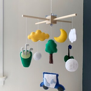Baby Mobile Golf, Golfing Nursery, Golf Baby Decor, Custom Baby Crib ...