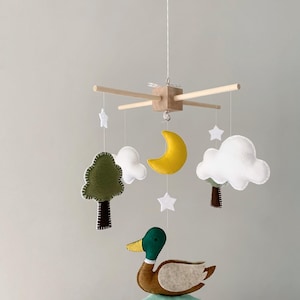 Mallard Duck Baby Mobile, Baby Mobile Duck, Baby Mobile, Duck Nursery ...