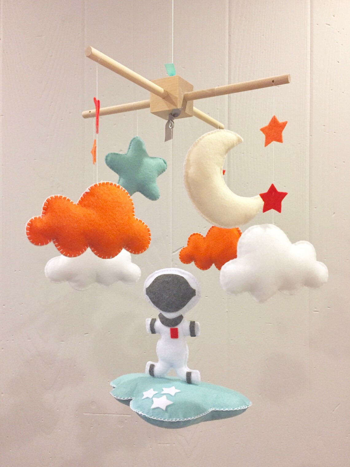 Space Baby Mobile - Baby Mobile - Baby Mobile Space - Spaceship Mobile ...