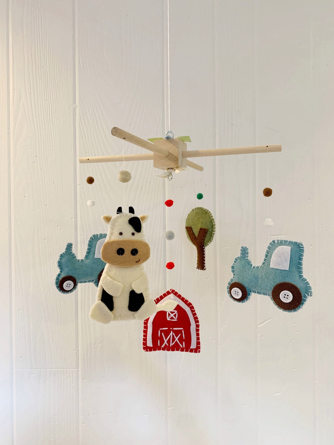 Baby Mobile - Baby Crib Mobile - Tractor Mobile - Farm Mobile - Baby ...