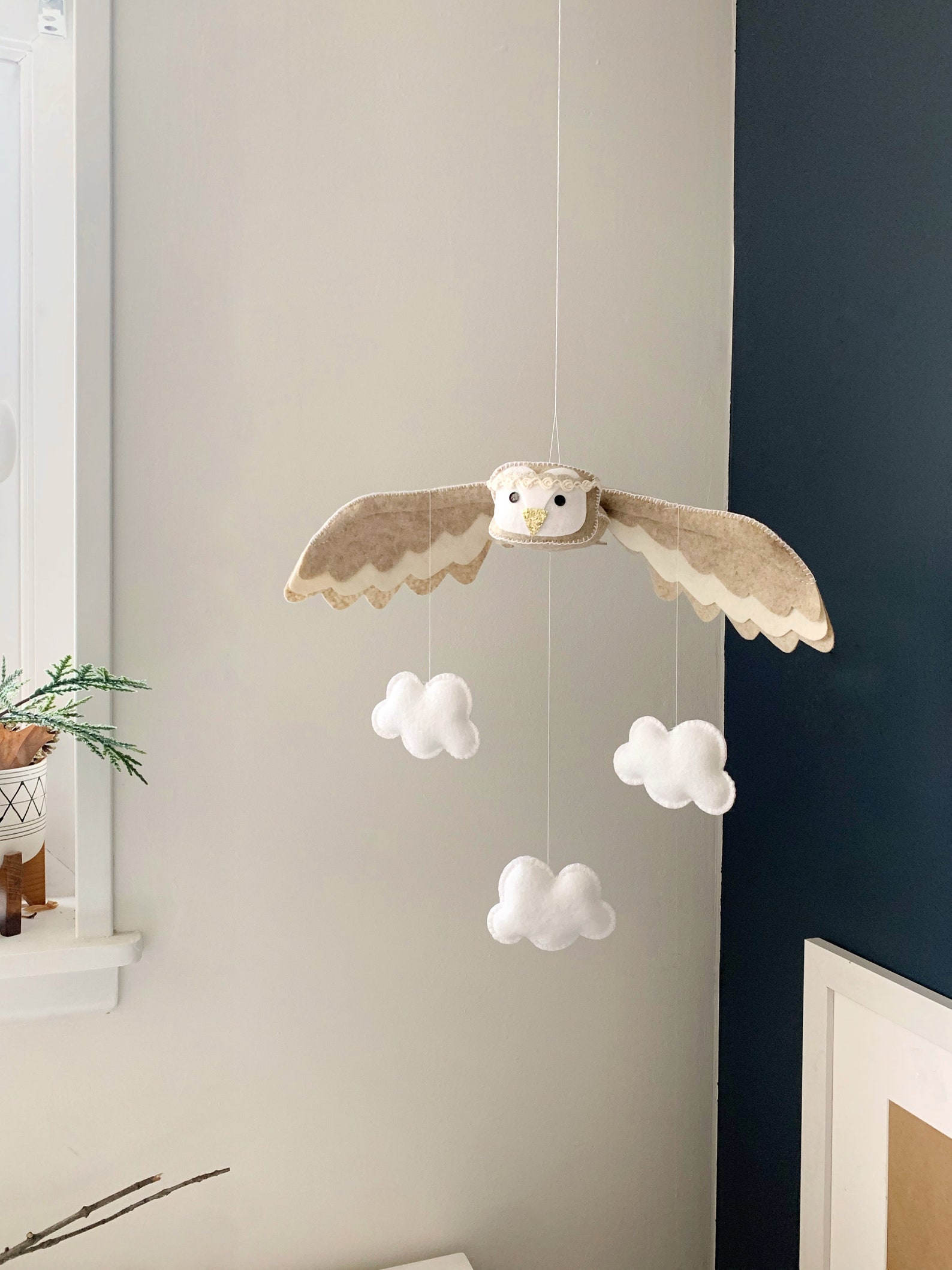 Owl Mobile - Baby Mobile - Baby Hanging Mobile - Baby Mobile Owl - Owl ...