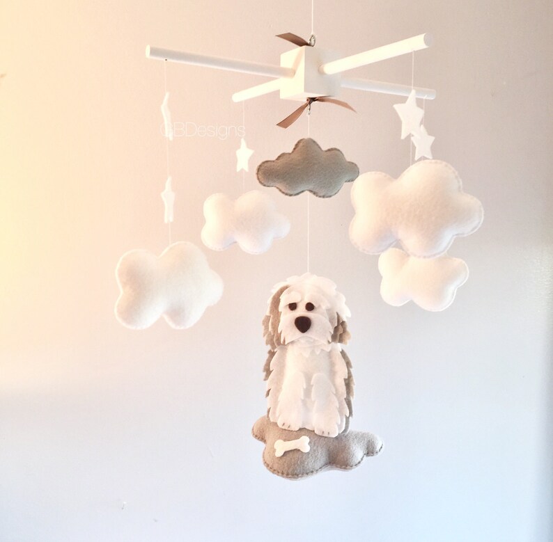 Baby Mobile Dog Mobile Baby Keepsake Hanging Mobile - Etsy