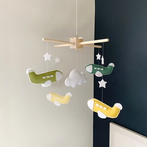 Baby Mobile Airplanes, Baby Boy Mobile, Nursery Mobile Boys, Airplane ...