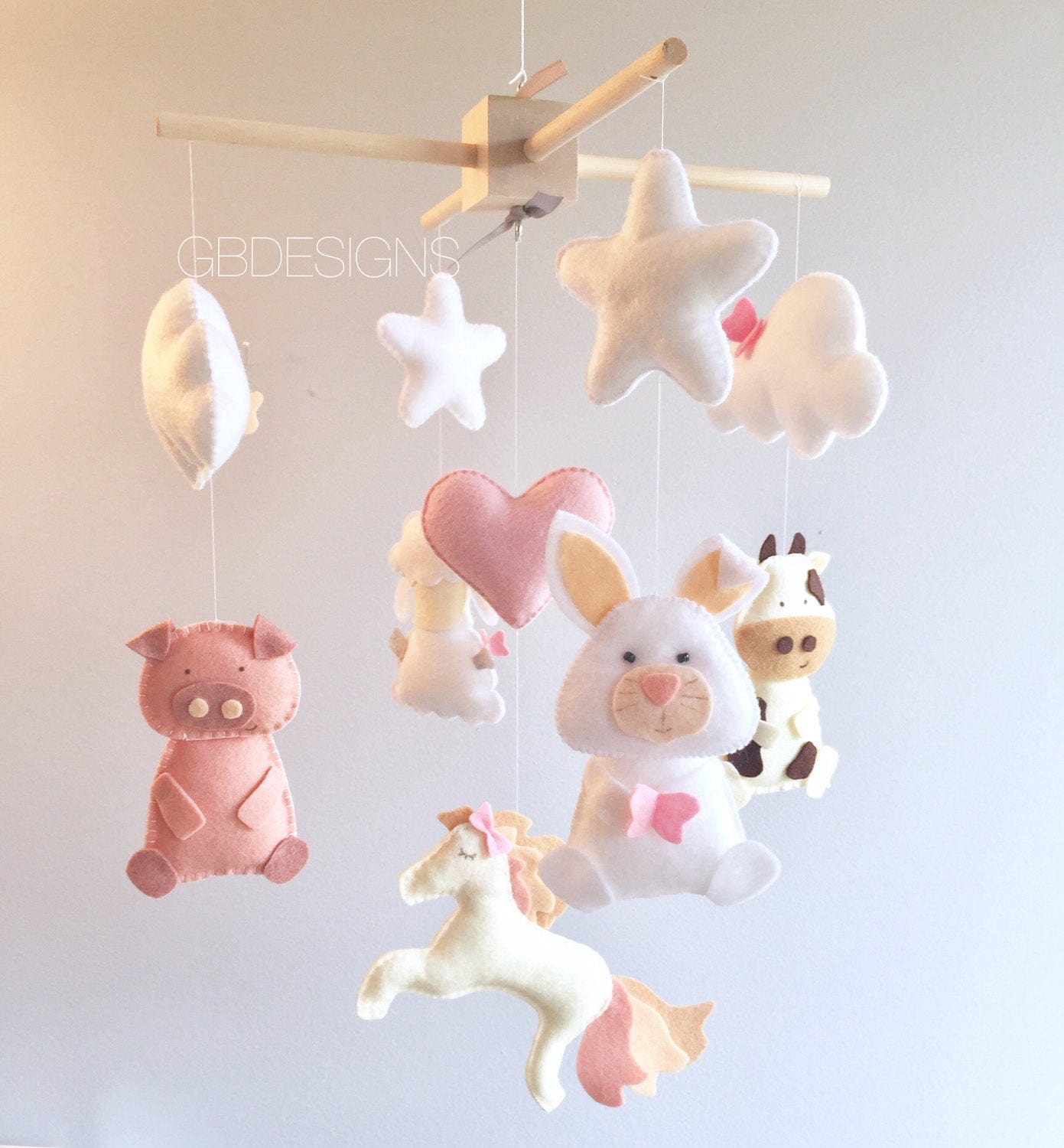Animals Baby Mobile Baby Crib Mobile Baby Mobile Unicorn | Etsy