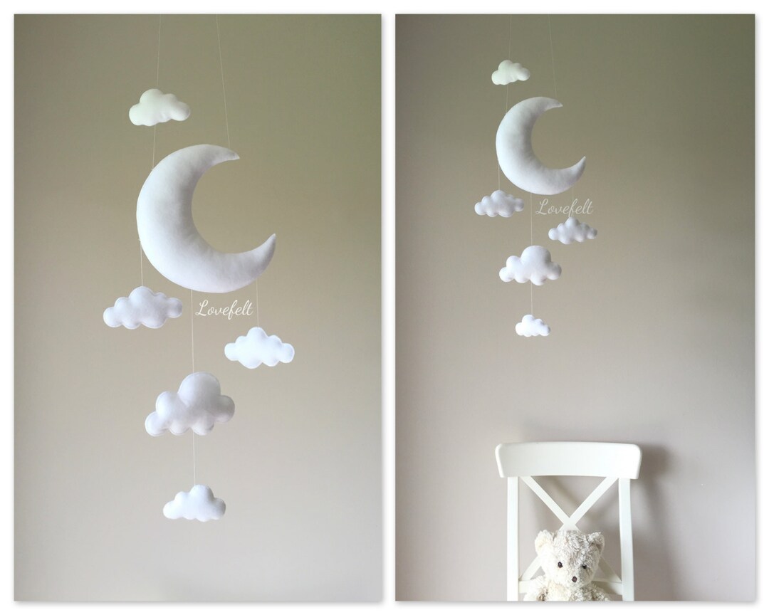 Baby Mobile - Cloud Mobile - Moon Mobile - Etsy