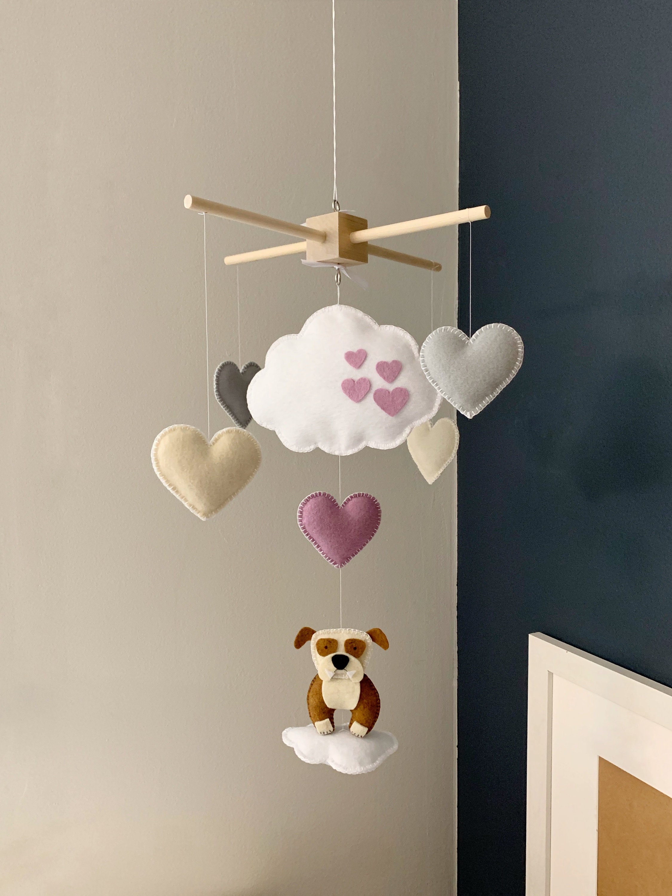 Dog Baby Mobile - Baby Mobile - Dog Mobile - Felt Mobile - Baby Mobile ...