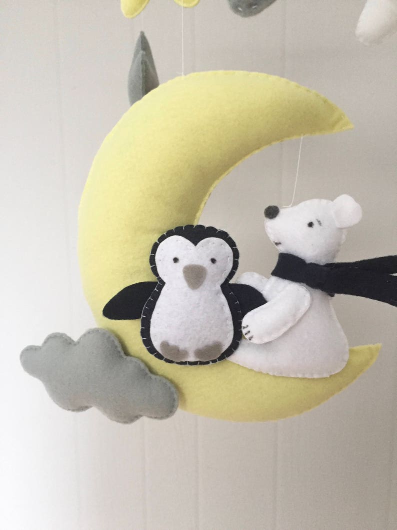 Baby Mobile - Moon Mobile - Nursery Decor - Kids Decor - Baby Decor ...