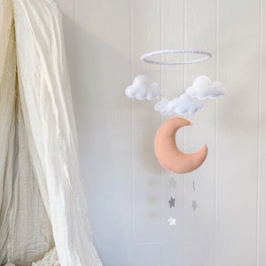 Baby Mobile Moon - Baby Mobile Neutral - Baby Mobile - Neutral Mobile ...