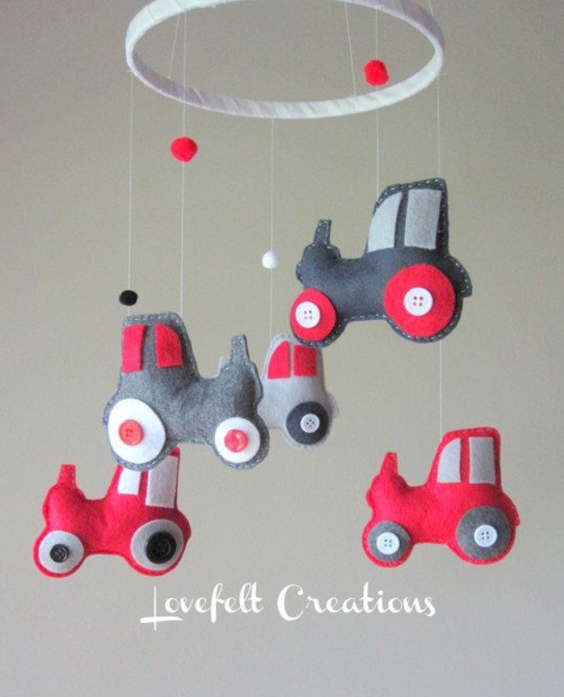 Baby Mobile - Tractor Mobile - Farm Baby Mobile - Etsy