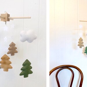 Felt Tree Baby Mobile - Woodland Nursery Decor - Etsy