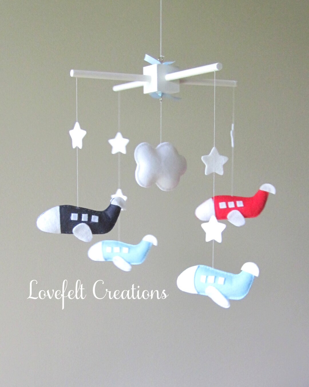 Baby Mobile - Airplane Mobile - Nursery Mobile - Etsy