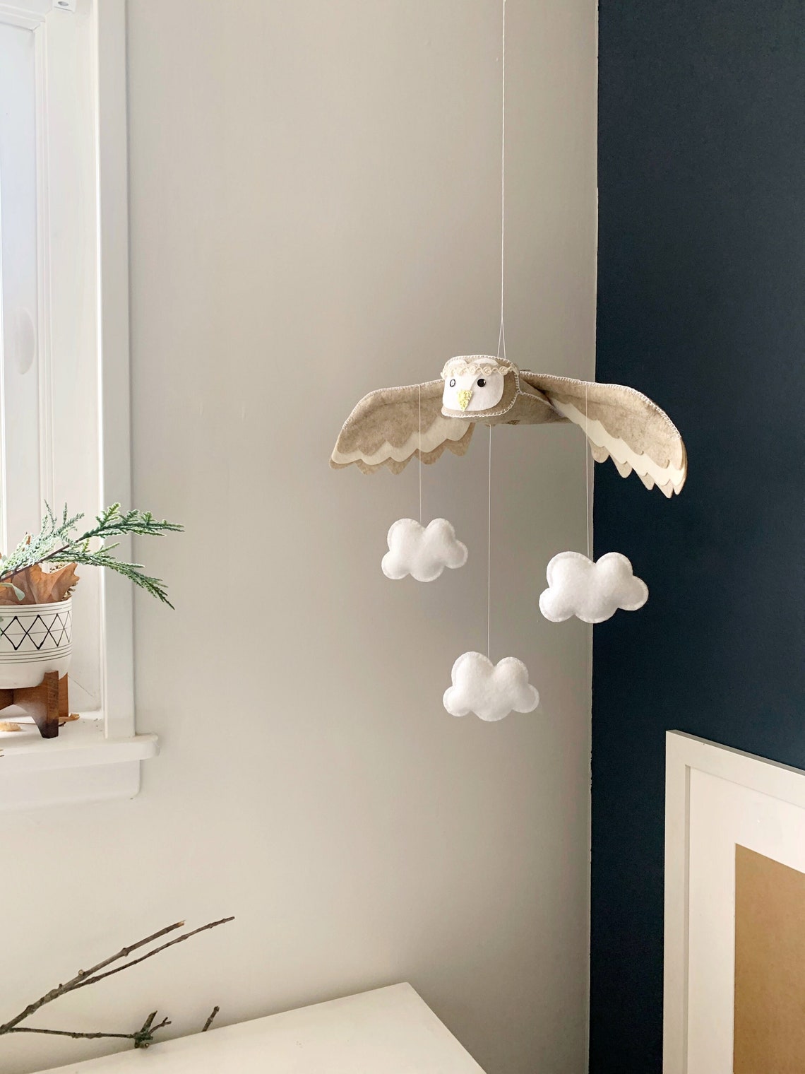 Owl Mobile - Baby Mobile - Baby Hanging Mobile - Baby Mobile Owl - Owl ...