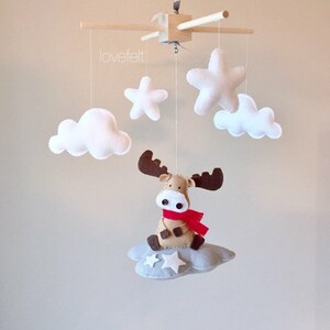 Baby Mobile - Cloud Mobile - Moose Mobile - Mobile Moose - Baby ...