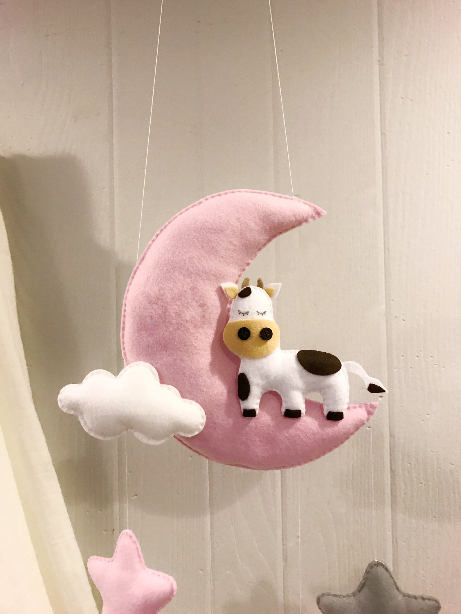 Baby mobile cow mobile Crib Mobile Baby Mobile Stars | Etsy